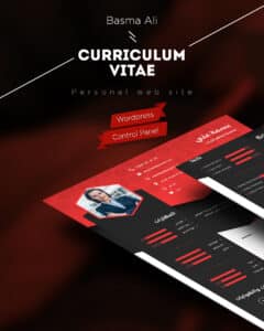 Personal website cv - مؤسسة لمسات | استضافة مواقع - تصميم مواقع - برمجة تطبيقات - تسويق الكتروني